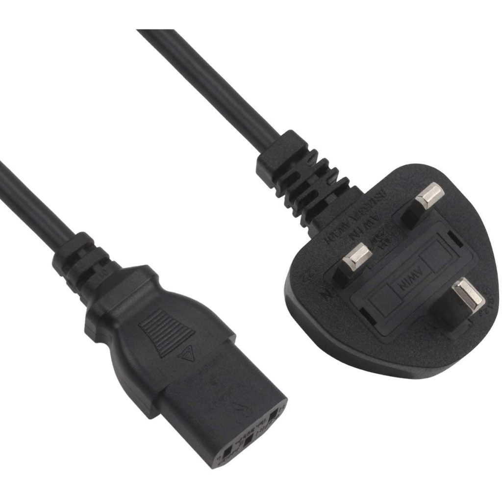 Desktop CPU Power Cord original (3 Pin state) কাটা পিন » DroniShop